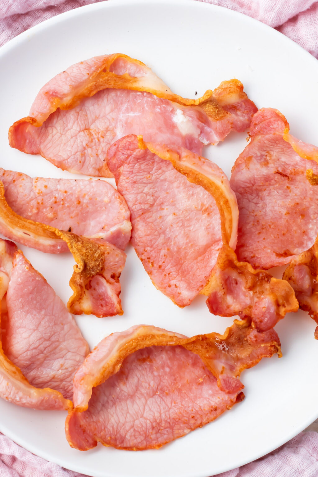Air Fryer Canadian Bacon (Back Bacon/British Bacon)