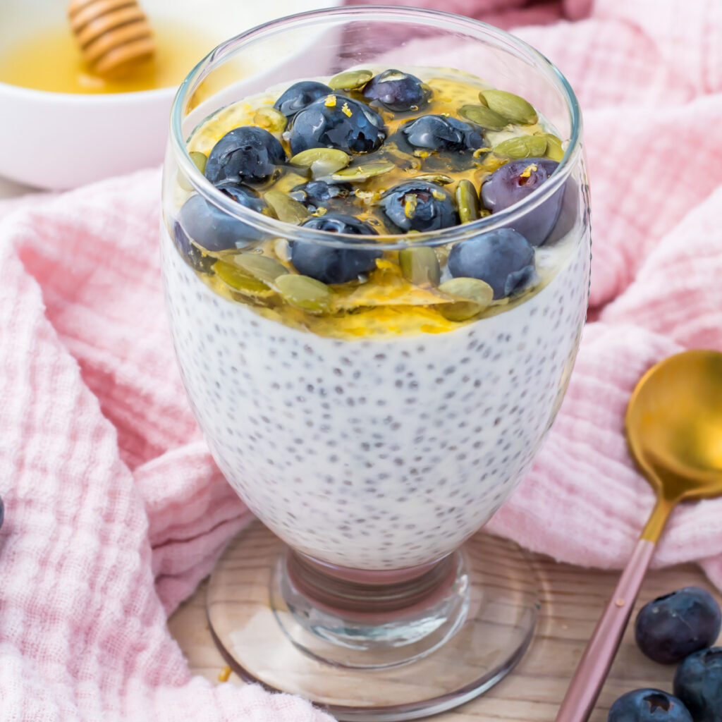 Cottage Cheese Chia Pudding Recipe (25g Protein)