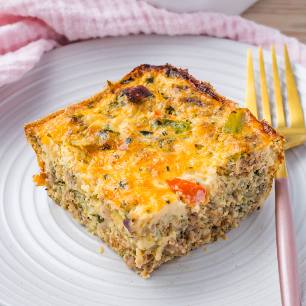 Cottage Cheese Egg Bake Recipe (High Protein, Low Cal)